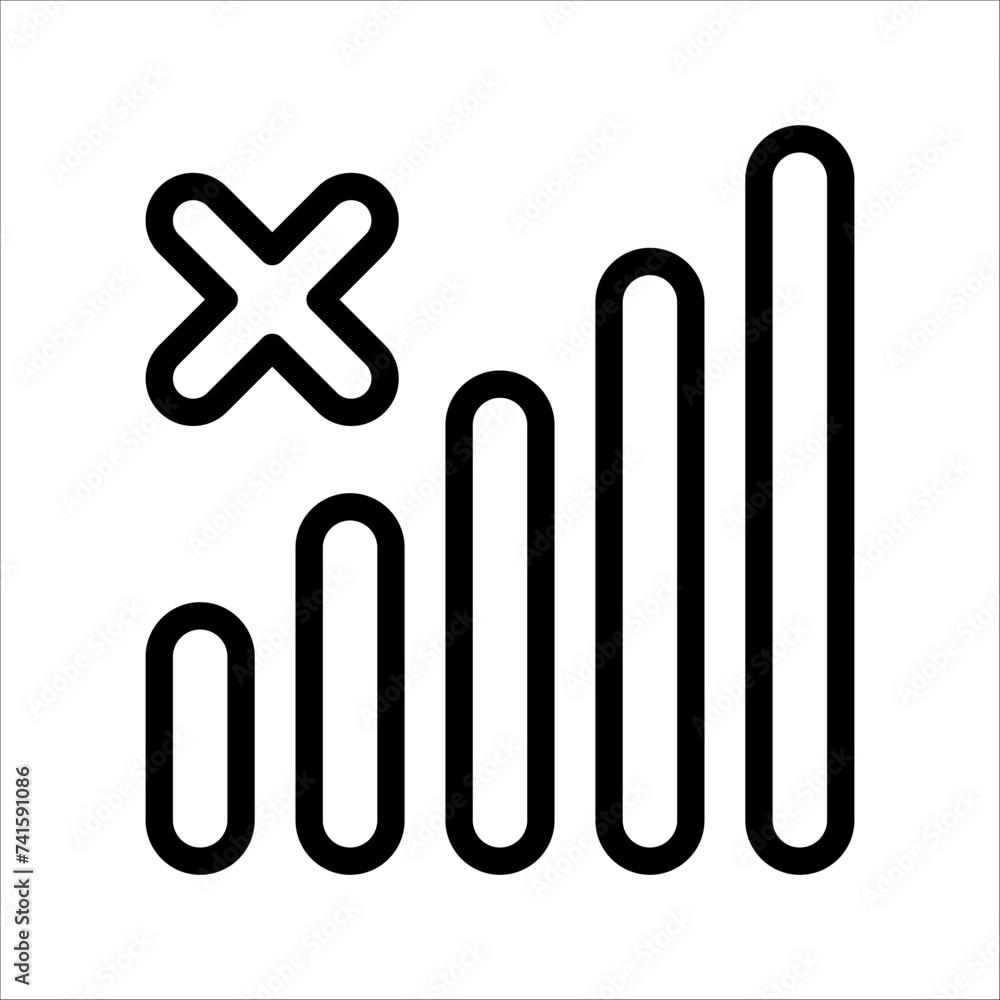 Vecteur Stock Error, wrong, incorrect, lost, disconnect, bad antenna ...