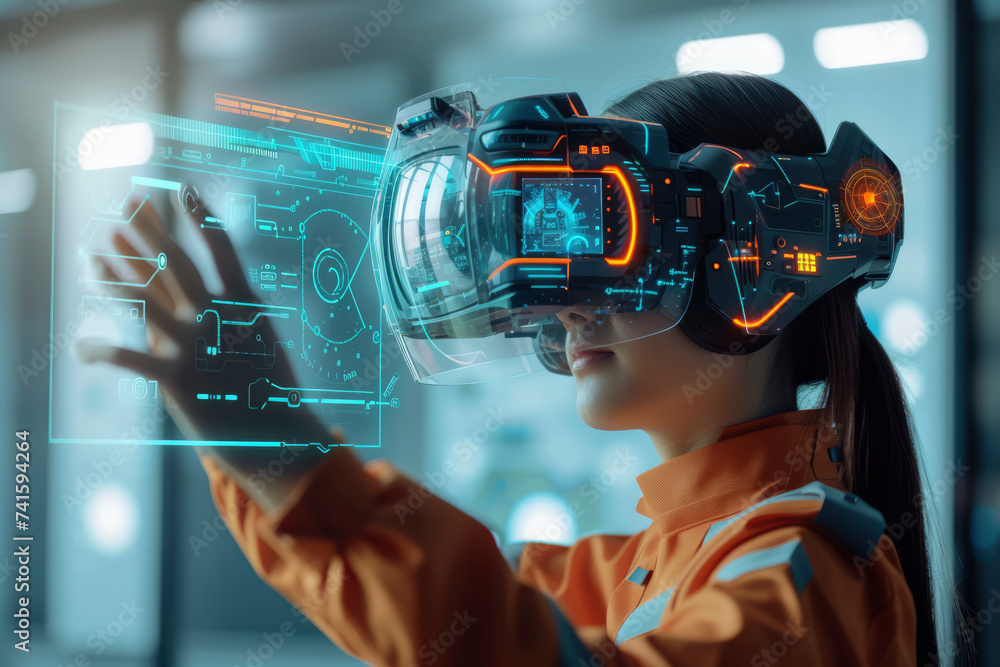 Augmented Reality (AR) and Virtual Reality (VR): CGI is integrated into ...