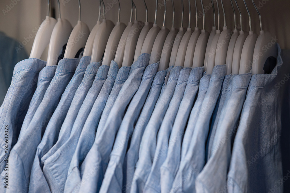 Choice of clothes, Nothing to wear asian young woman, girl hand in ...