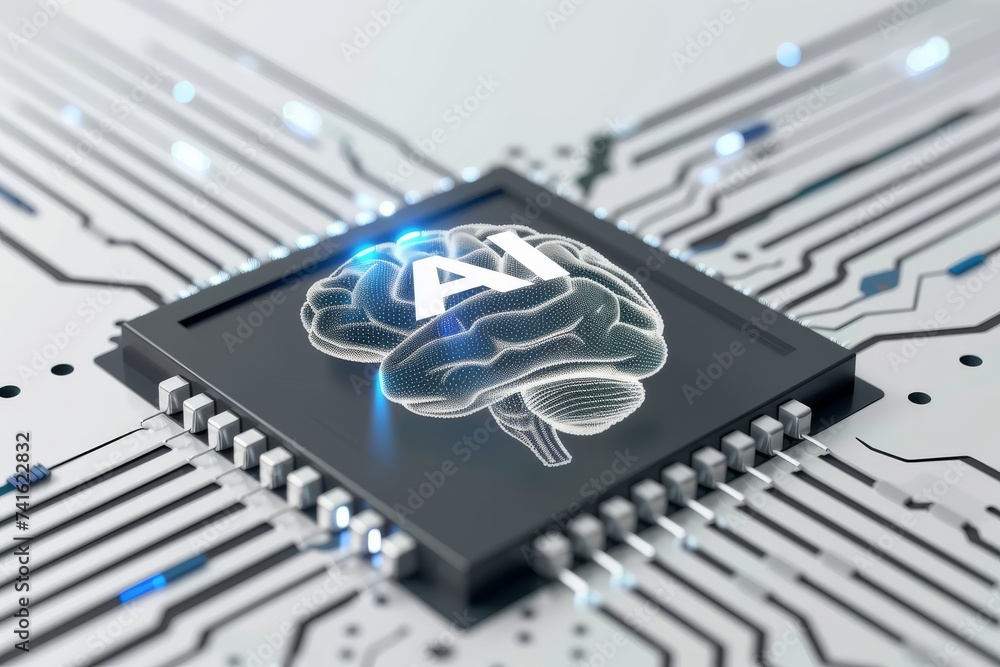 AI Brain Chip bjt. Artificial Intelligence ai innovation human health ...