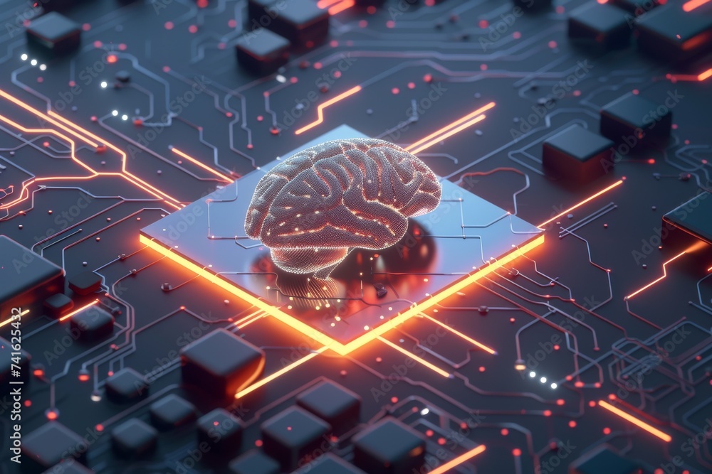 AI Brain Chip business intelligence. Artificial Intelligence yield ...