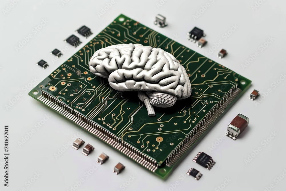 AI Brain Chip trailblazing. Artificial Intelligence server architecture ...