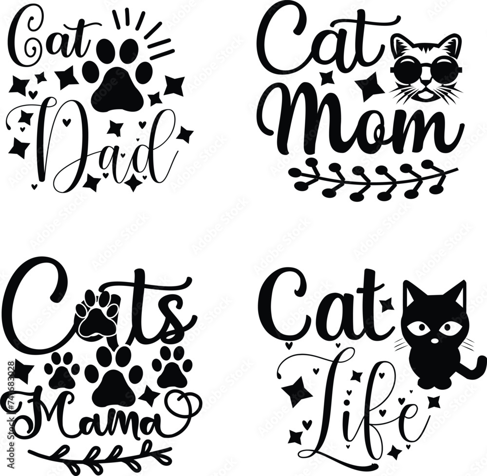 cat svg bundle, cat svg design, Cat Svg,Kitten Svg,Gifts for Pets,Mega ...