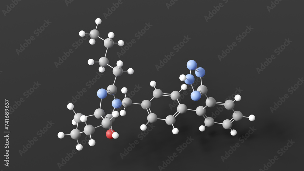 irbesartan molecular structure, angiotensin ii receptor antagonists ...