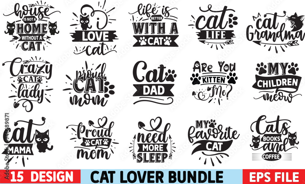 cat svg bundle, cat svg design, Cat Svg,Kitten Svg,Gifts for Pets,Mega ...