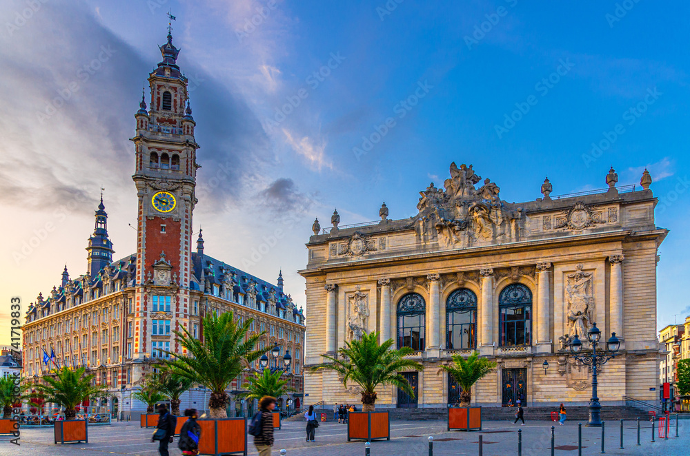 Lille Chamber of Commerce and Opera de Lille opera house theatre neo ...