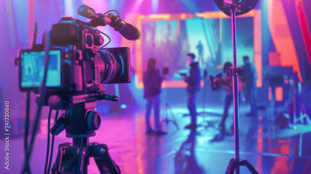 Video Production Camera social network live recording on Stage event ...