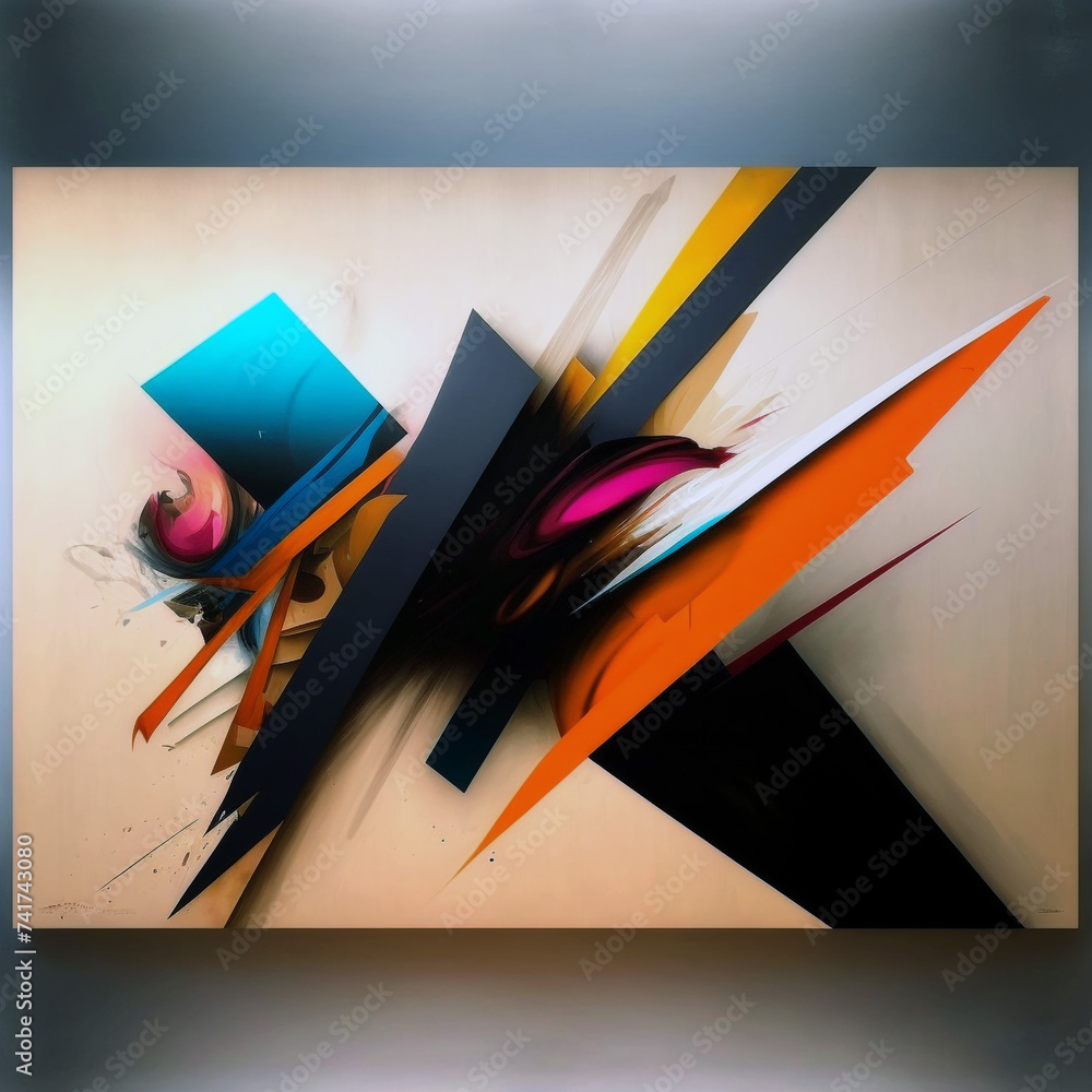 Illustrated with vibrant colors and captured in a contemporary art ...