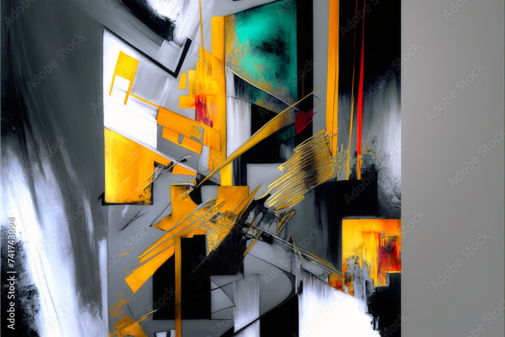 Illustrated with vibrant colors and captured in a contemporary art ...