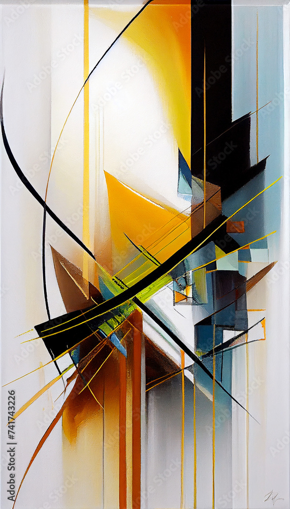 Illustrated with vibrant colors and captured in a contemporary art ...