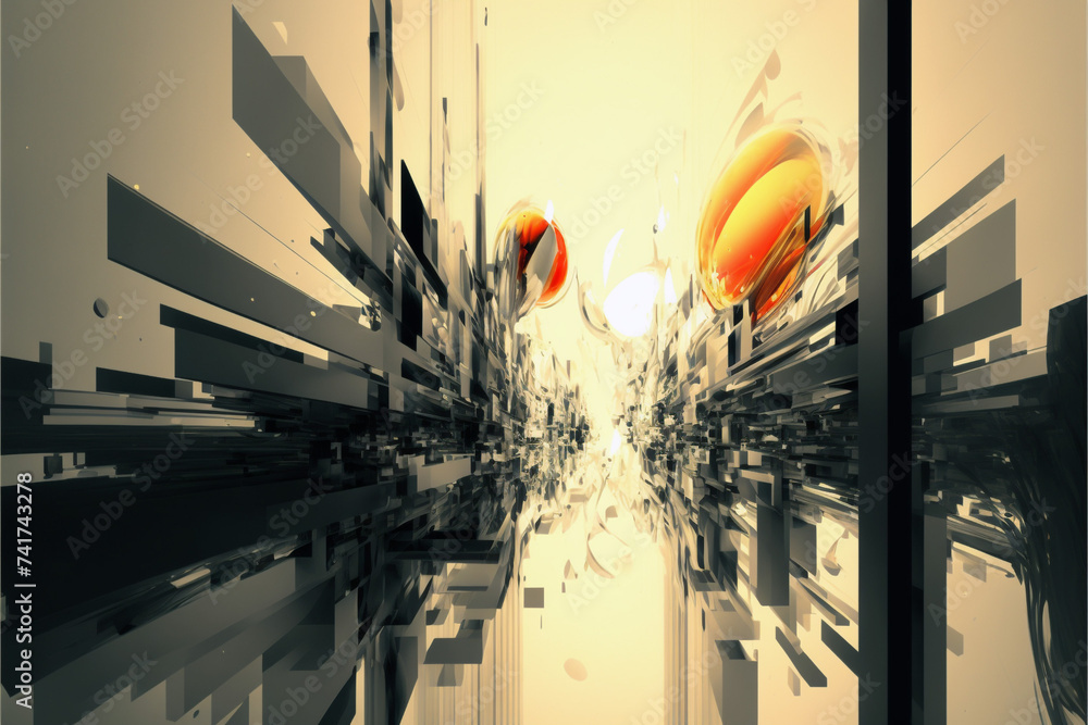 Illustrated with vibrant colors and captured in a contemporary art ...