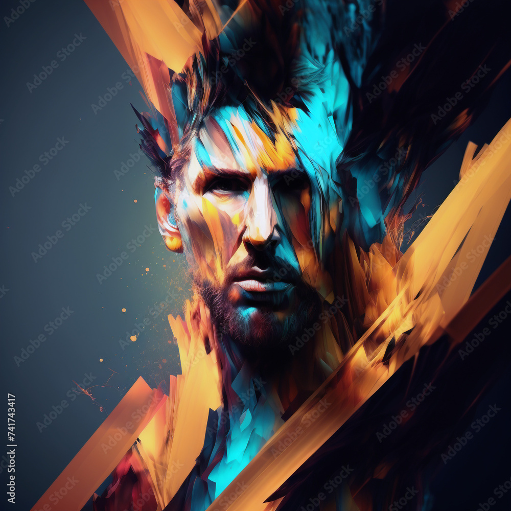 Illustrated with vibrant colors and captured in a contemporary art ...