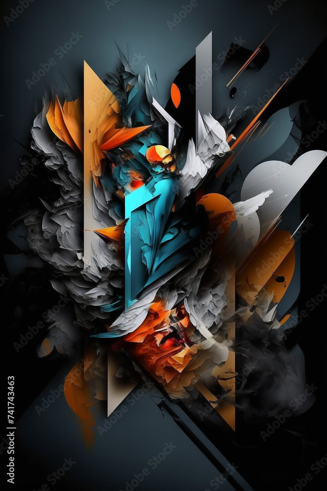 Illustrated with vibrant colors and captured in a contemporary art ...