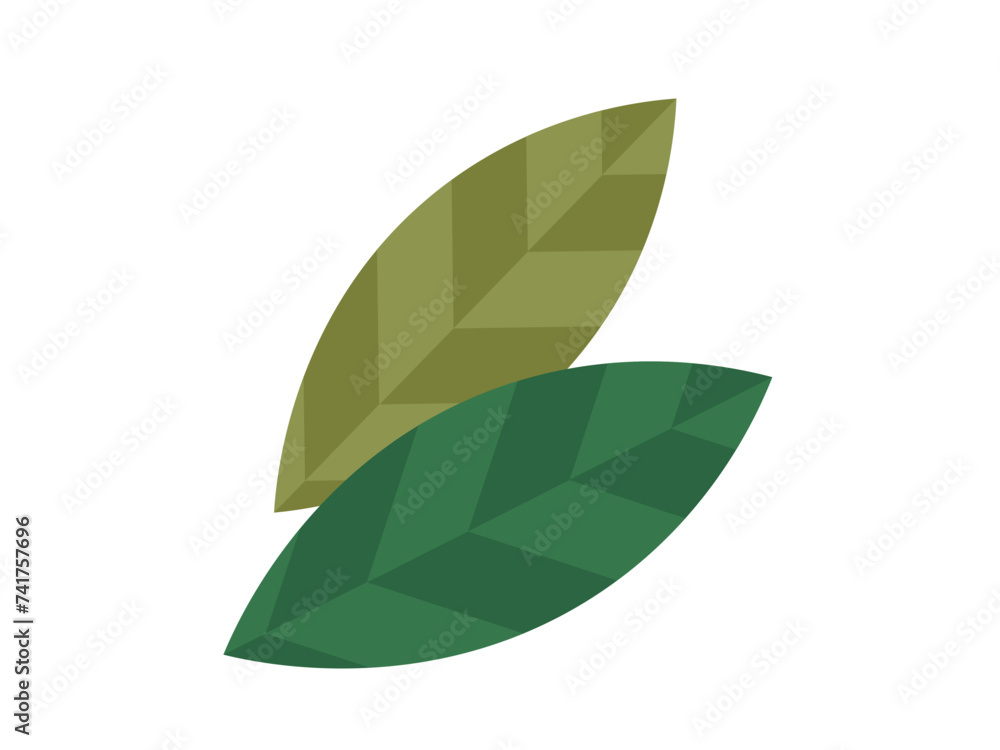 Leaves vector illustration. The leaves concept captures rich diversity ...