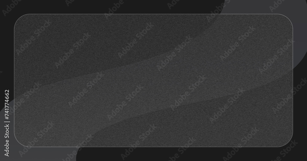 dark glassmorphism textured faded background with black curved shape ...