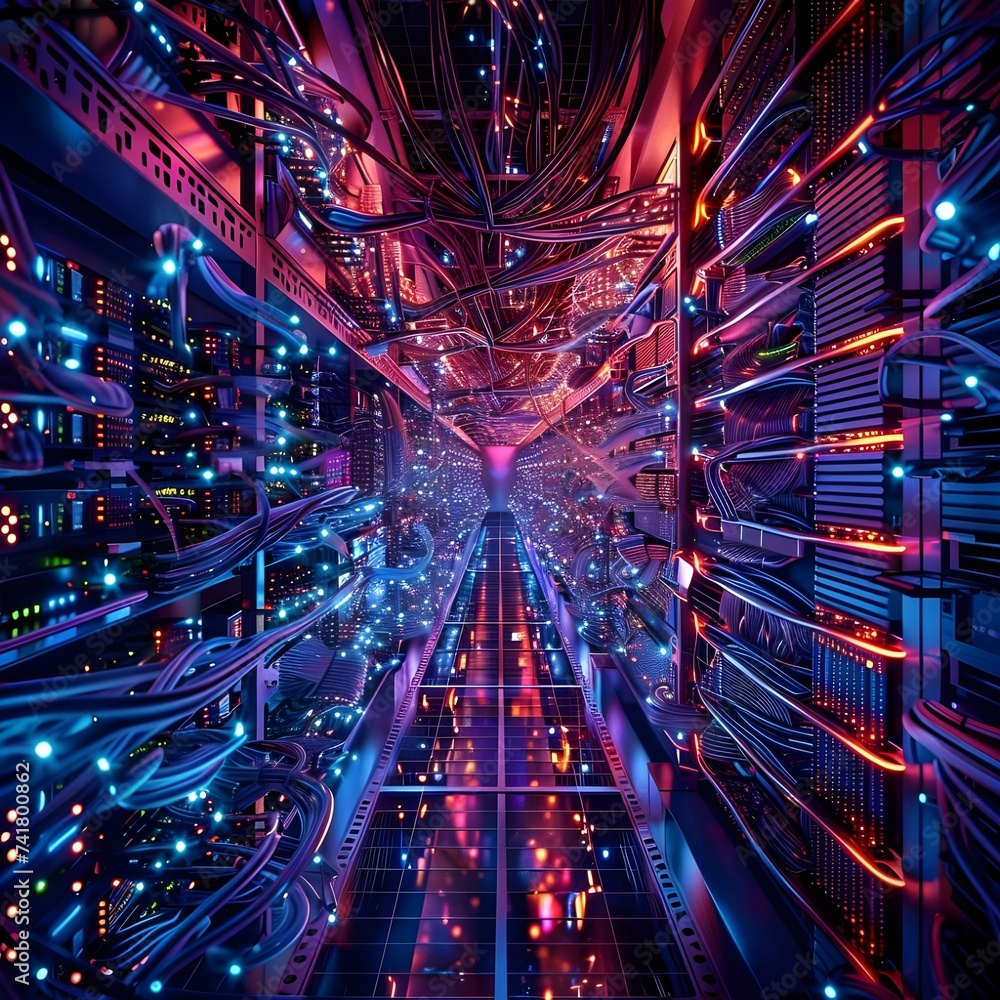 Data center and network devices in high performance operation ...