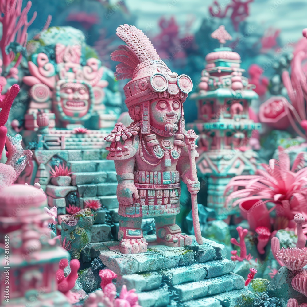 The nostalgia of Mayan sorcery and flint tools revived through 3D ...