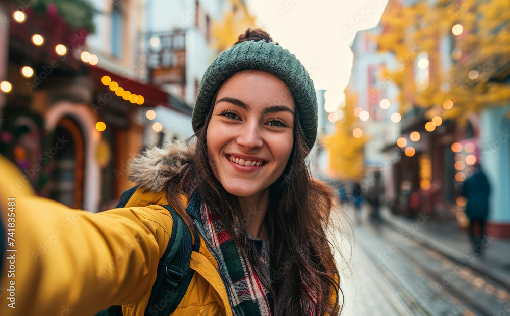 Street Style Tour in Berlin: Influencer Woman Embarks on a Trendy ...