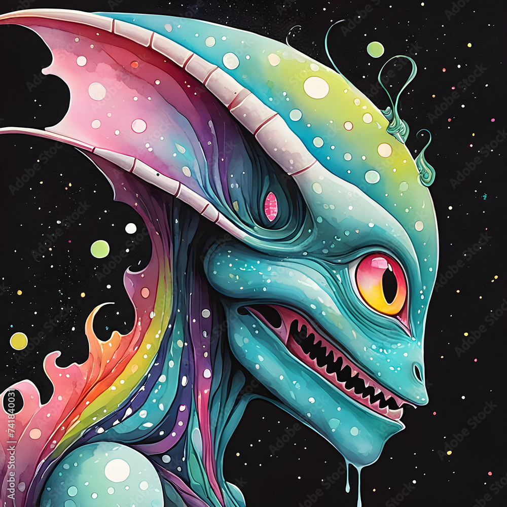 Ilustração do Stock: Meet Zog, the most adorable alien you’ll ever see ...