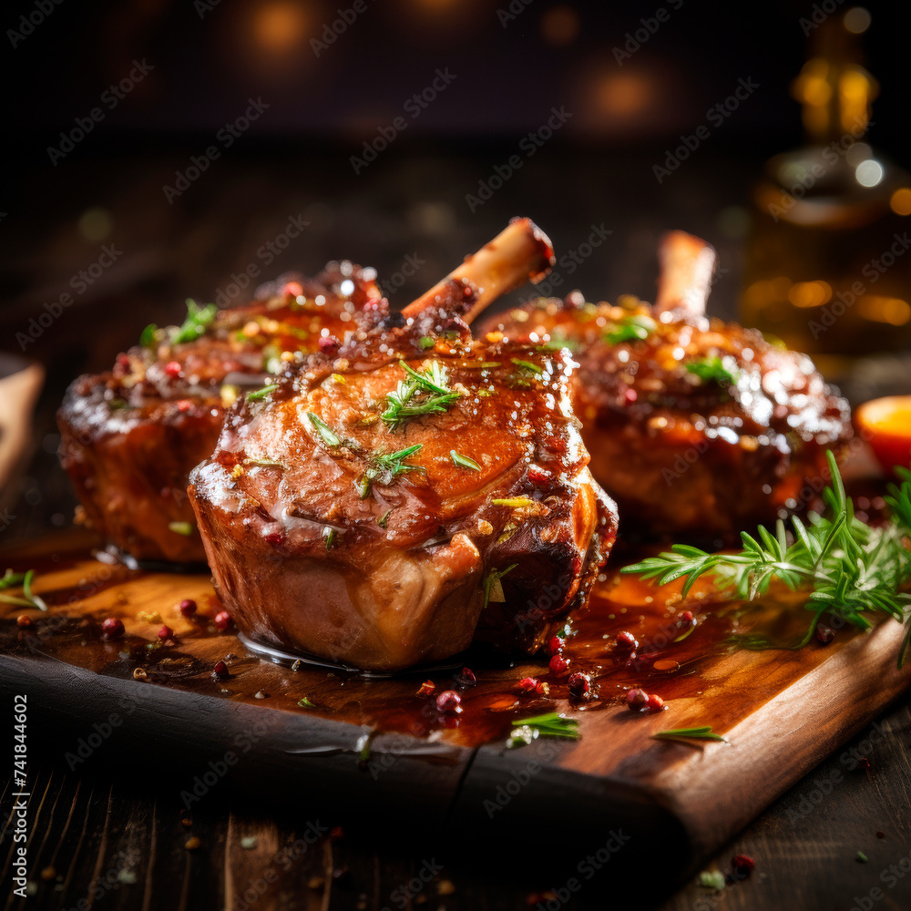 grilled entrecote marinated with anise, ginger and onion is a classic ...