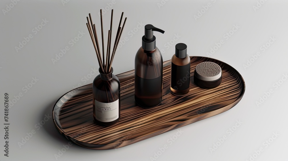 details of the unbranded room spray and reed diffuser, including the ...