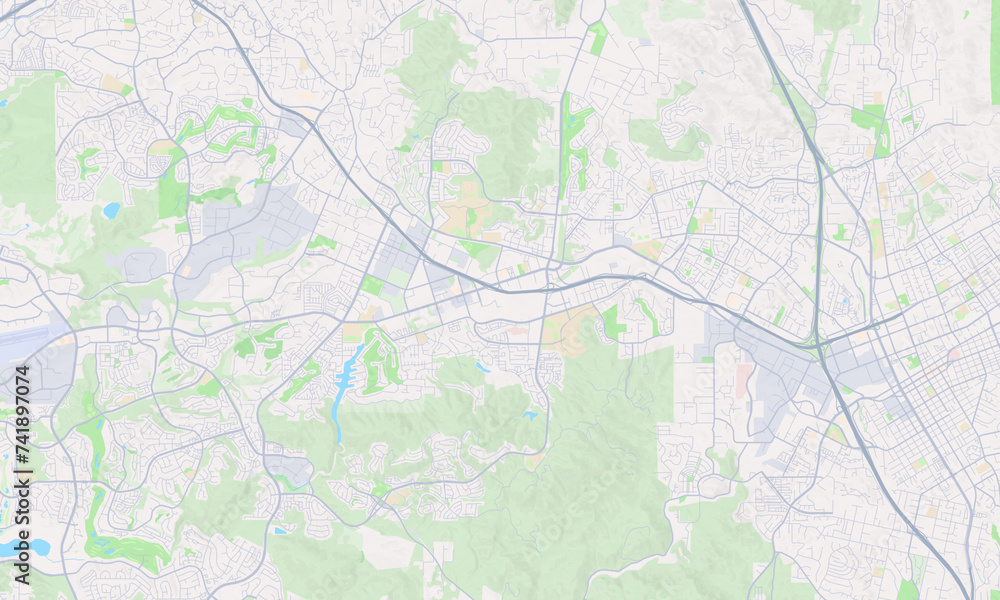 San Marcos California Map, Detailed Map of San Marcos California Stock ...