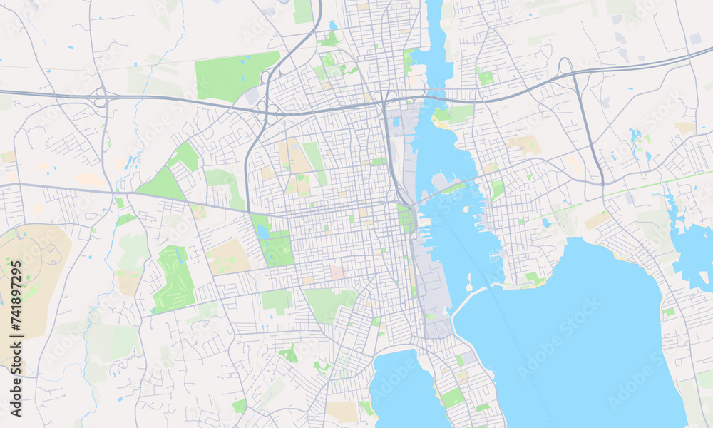 New Bedford Massachusetts Map, Detailed Map of New Bedford ...