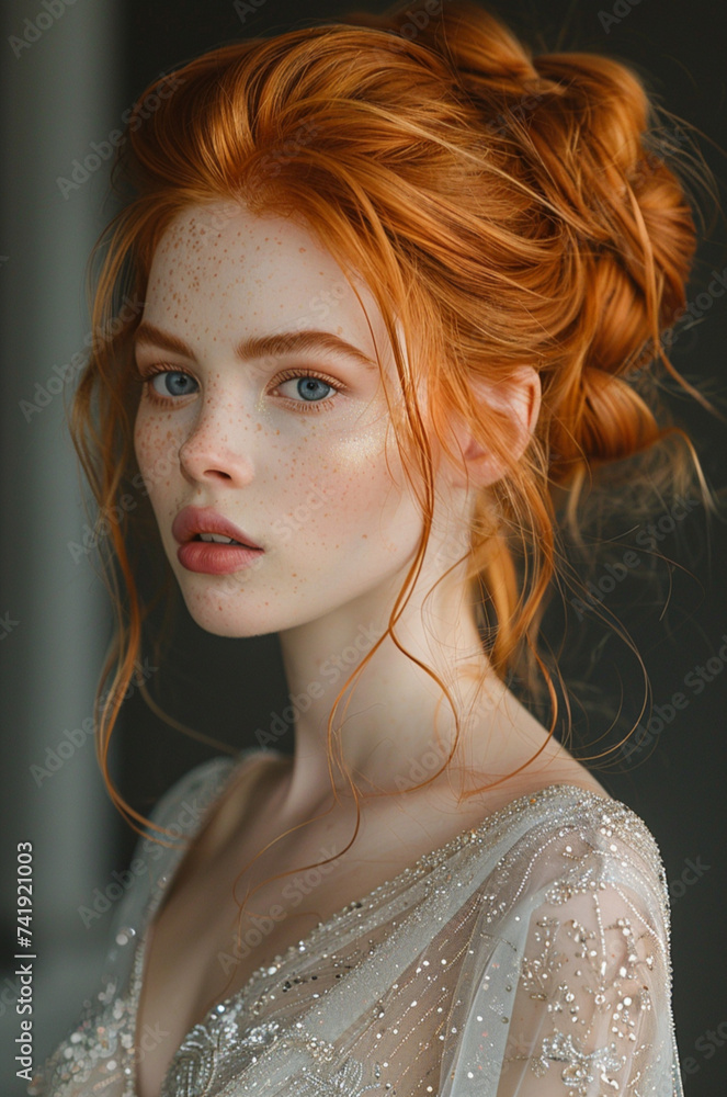 a womans hairstyle on a high school woman of european appearance with ...