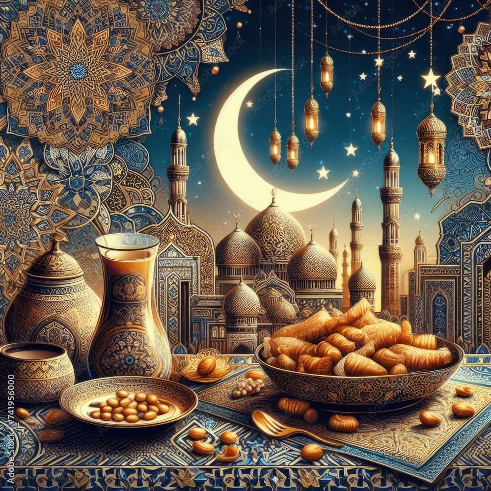Ramadan Chand Mubarak" is a heartfelt greeting exchanged during Ramadan ...