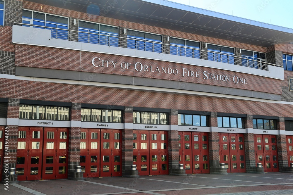 Fire department headquarters. Orlando city fire station #1 is the main ...