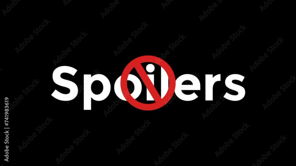 Vidéo Stock No Spoilers Cancelled Flat Style Sign. Red no sign. 2d ...