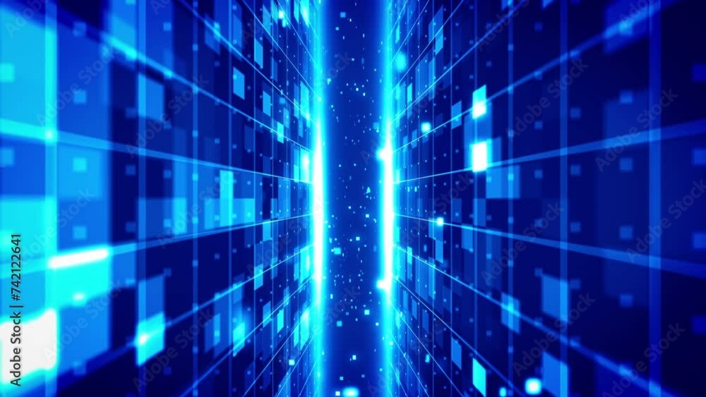 Digital Technology Background. Digital technology background loop, Also ...