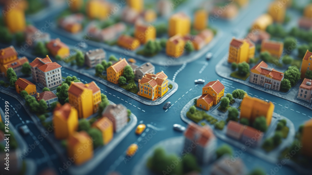 A sleek and modern animation depicting a user interface for a real ...