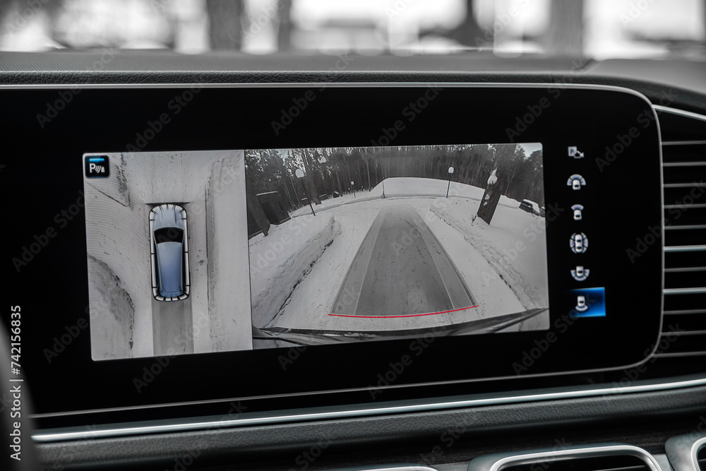 Novosibirsk, Russia - February 13 , 2024: Mercedes-Benz GLS-Class ...