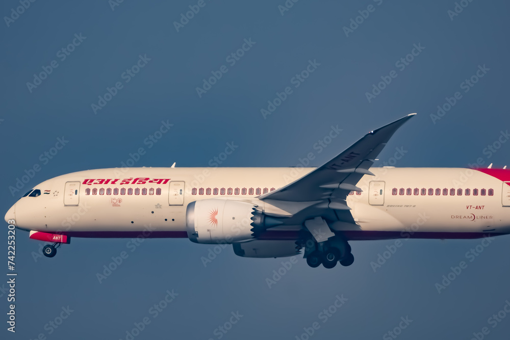 Fotografia do Stock: New Delhi, India, December 25 2023 - Air India ...