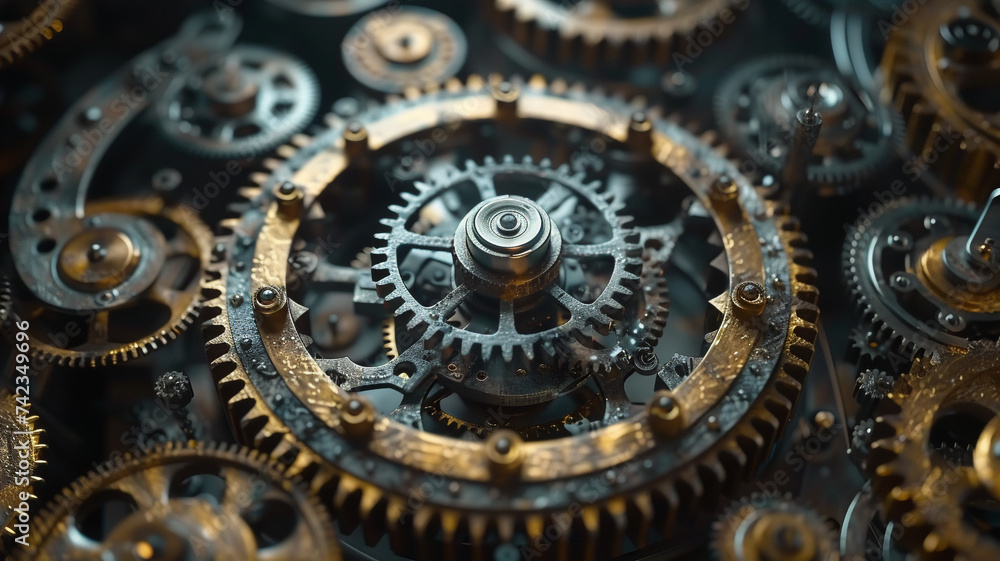 Lose yourself in a labyrinth of interconnected gears and cogs, as a ...