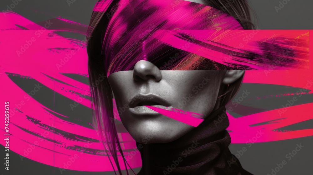 Edgy and modern layout of high end fashion shoot in combination with ...