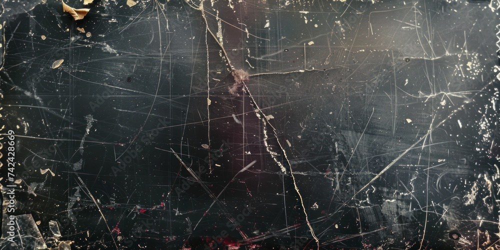 Old film photography scratches, evoking classic cinema and time-worn ...