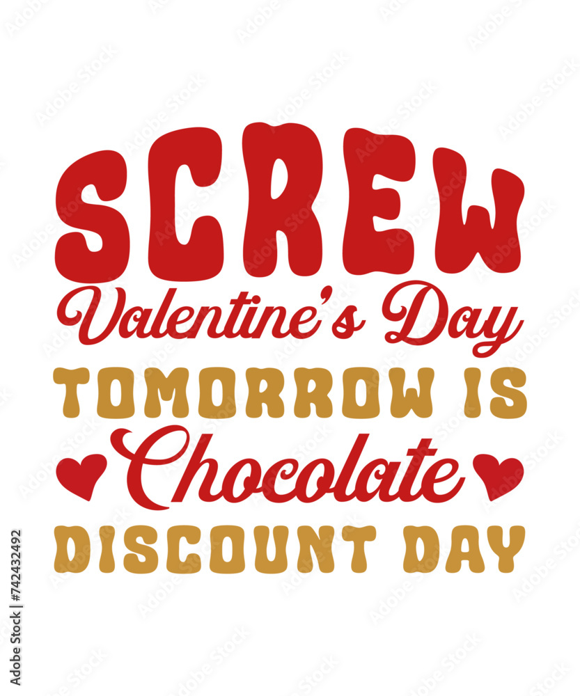 Anti-Valentine Svg Bundle, Retro Valentine Svg, Sublimation Designs ...