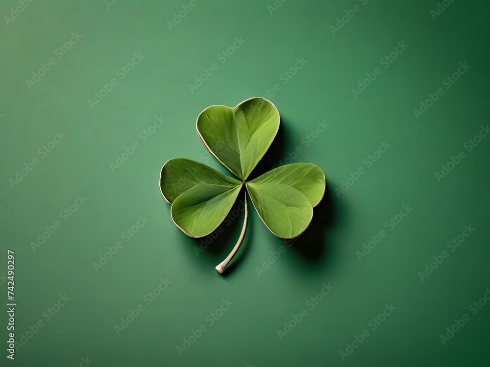 "Lucky Charm: Four-Leaf Clover Emblem" "Emerald Elegance: Green ...