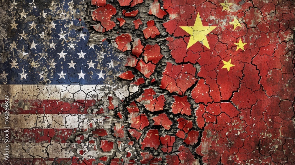 Symbolic Illustration of US-China Relations: Fractured and Worn ...