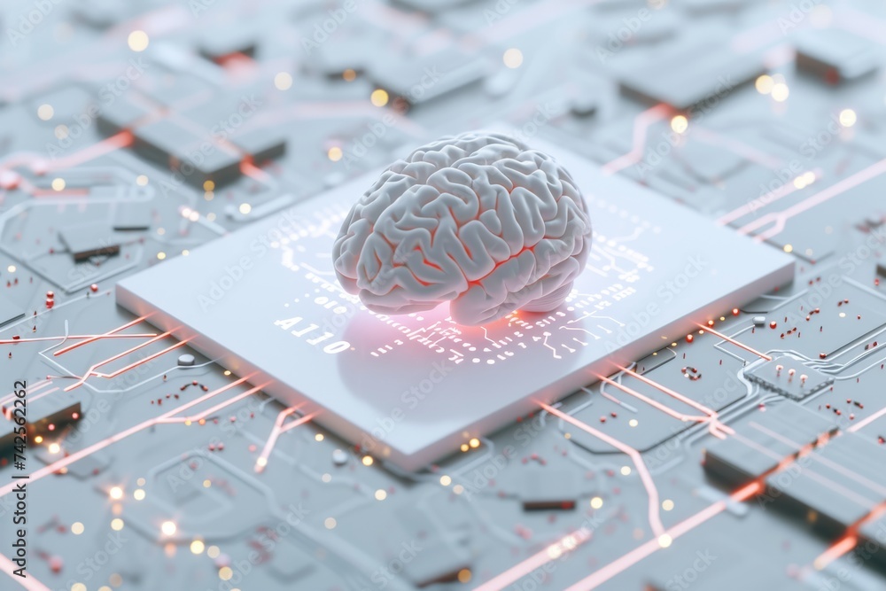 Ai Brain Chip Acoustic Artificial Intelligence Neuronal Human Wafer
