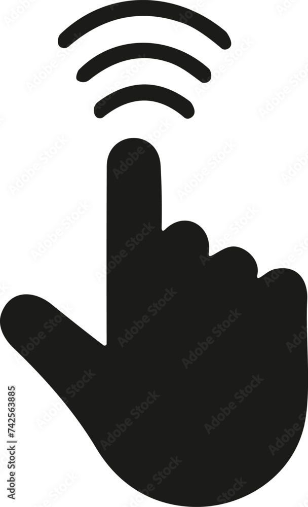 Computer flat mouse click cursor hand icon and loading icons. Cursor ...
