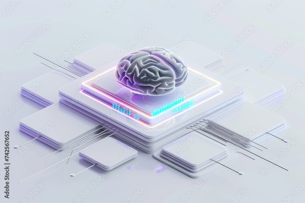 AI Brain Chip interface. Artificial Intelligence infrastructure human ... AI Brain Chip interface. Artificial Intelligence infrastructure human ...