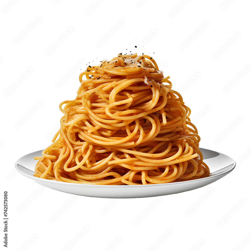 Spaghetti isolated, transparent background white background no ...