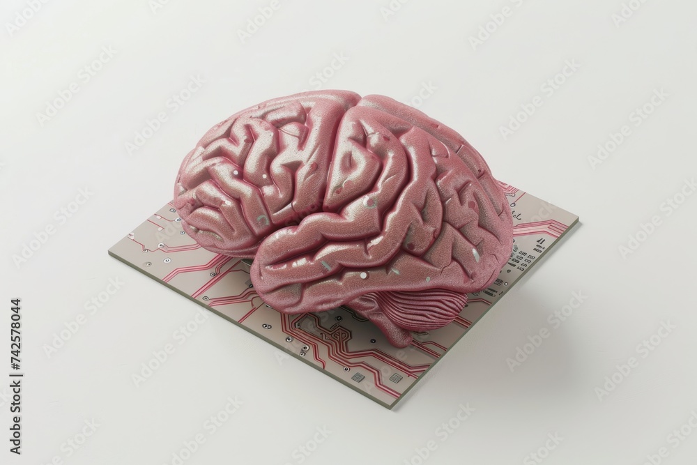 AI Brain Chip neurotransmitter. Artificial Intelligence ram mind chip ... AI Brain Chip neurotransmitter. Artificial Intelligence ram mind chip ...