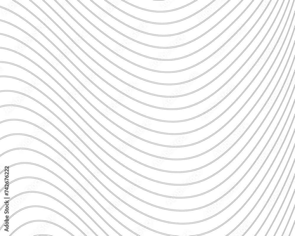 Technology and business wave lines on transparent background. Vector ...