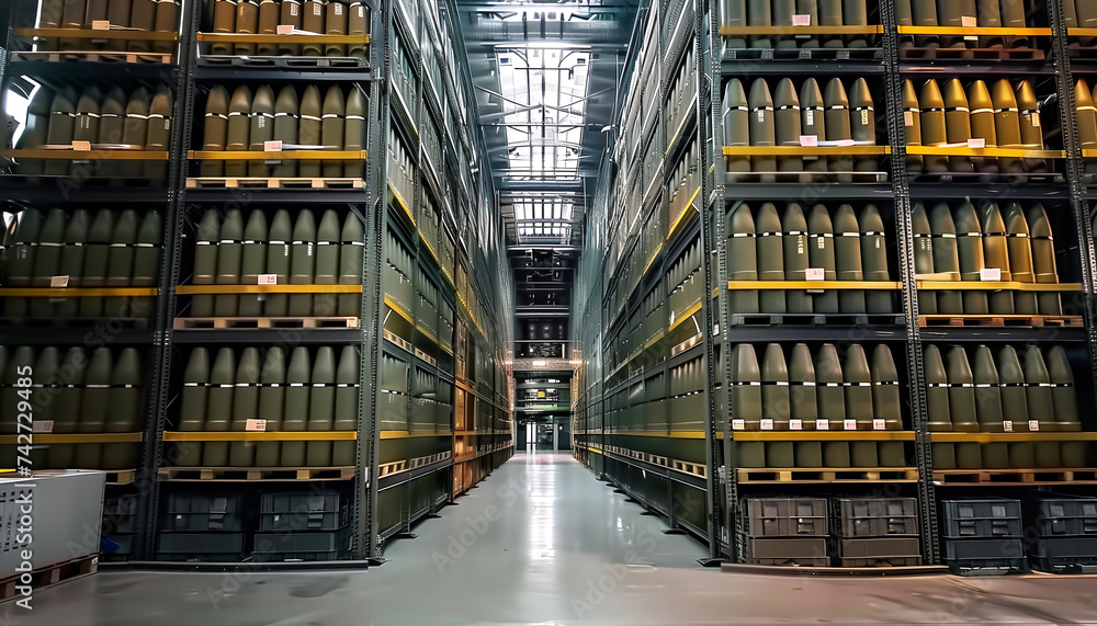 Huge artillery shells fulfillment stock center of giant fulfillment ...