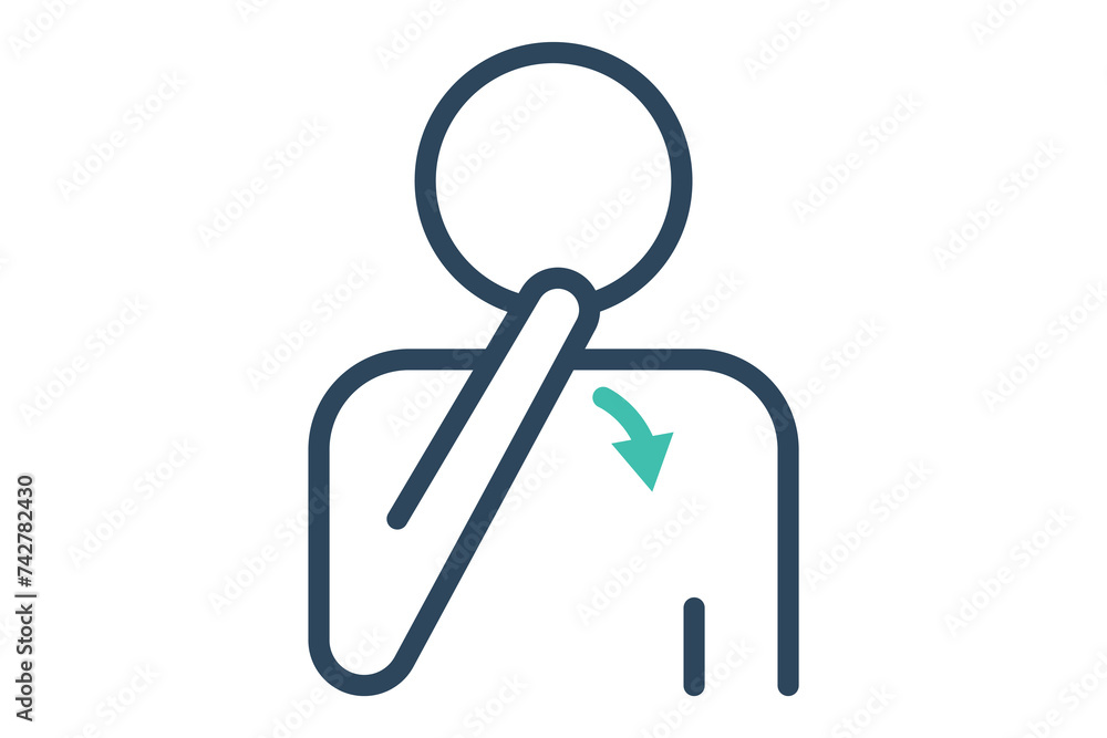 Vetor de Thank you sign language. thank you icon in sign language with ...