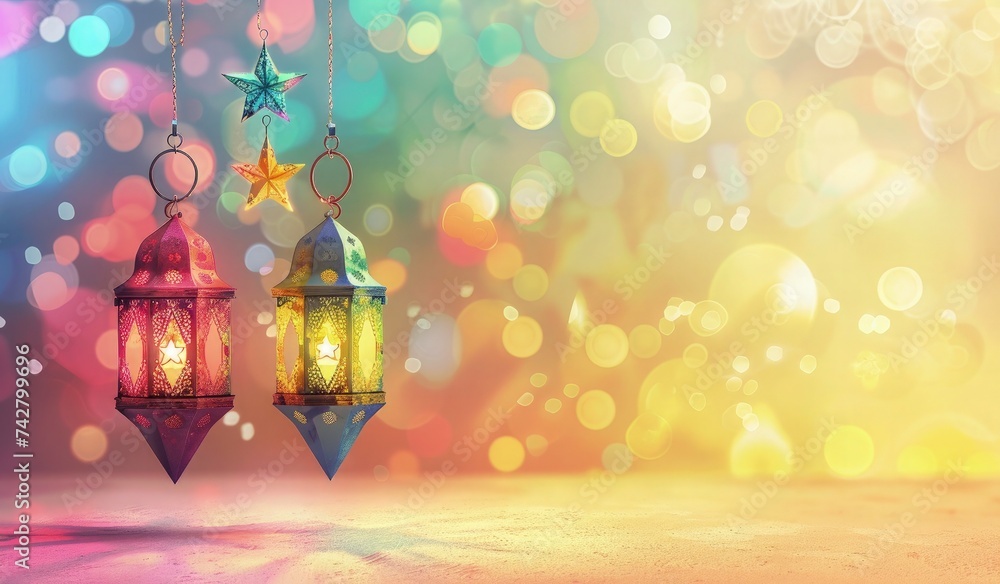 islamic luxury golden ramadan banner for eid al fitr, adha, ramzan ...